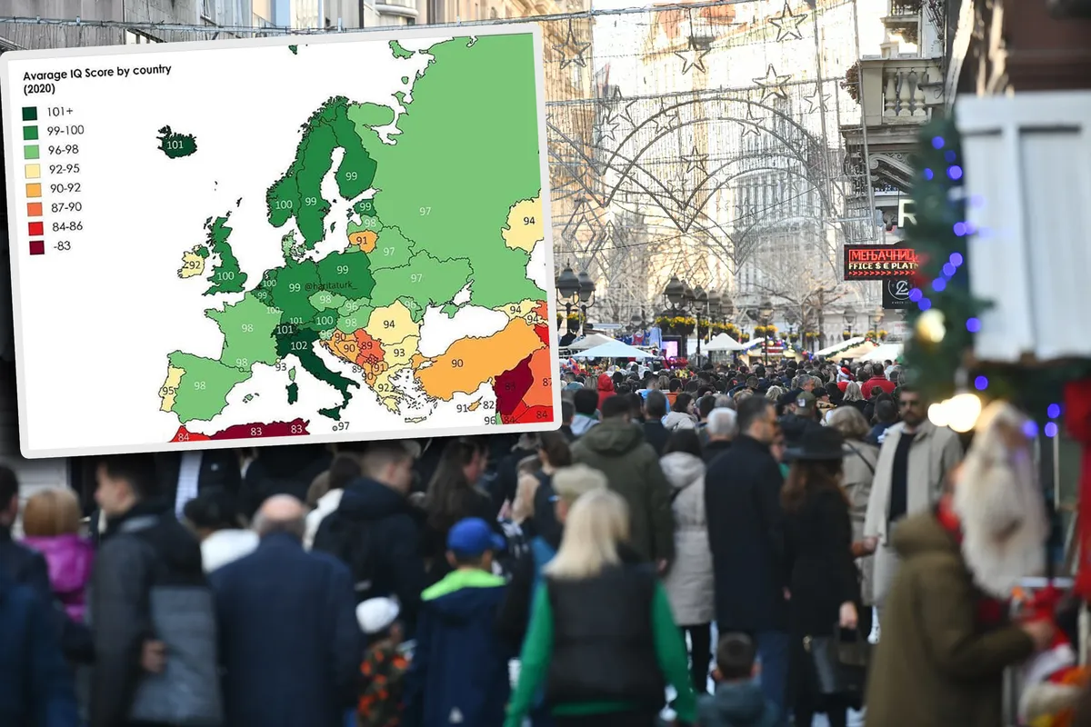 Evo gde je Srbija na IQ mapi Evrope - nova.rs