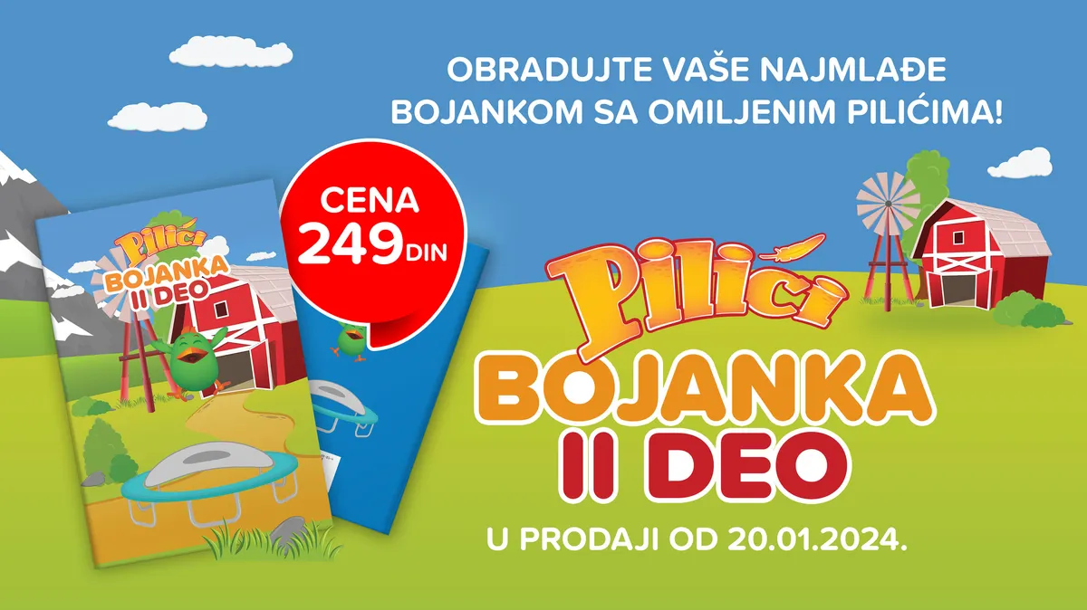 Zbog velikog interesovanja bojanka „Pilići“ ponovo u prodaji - nova.rs