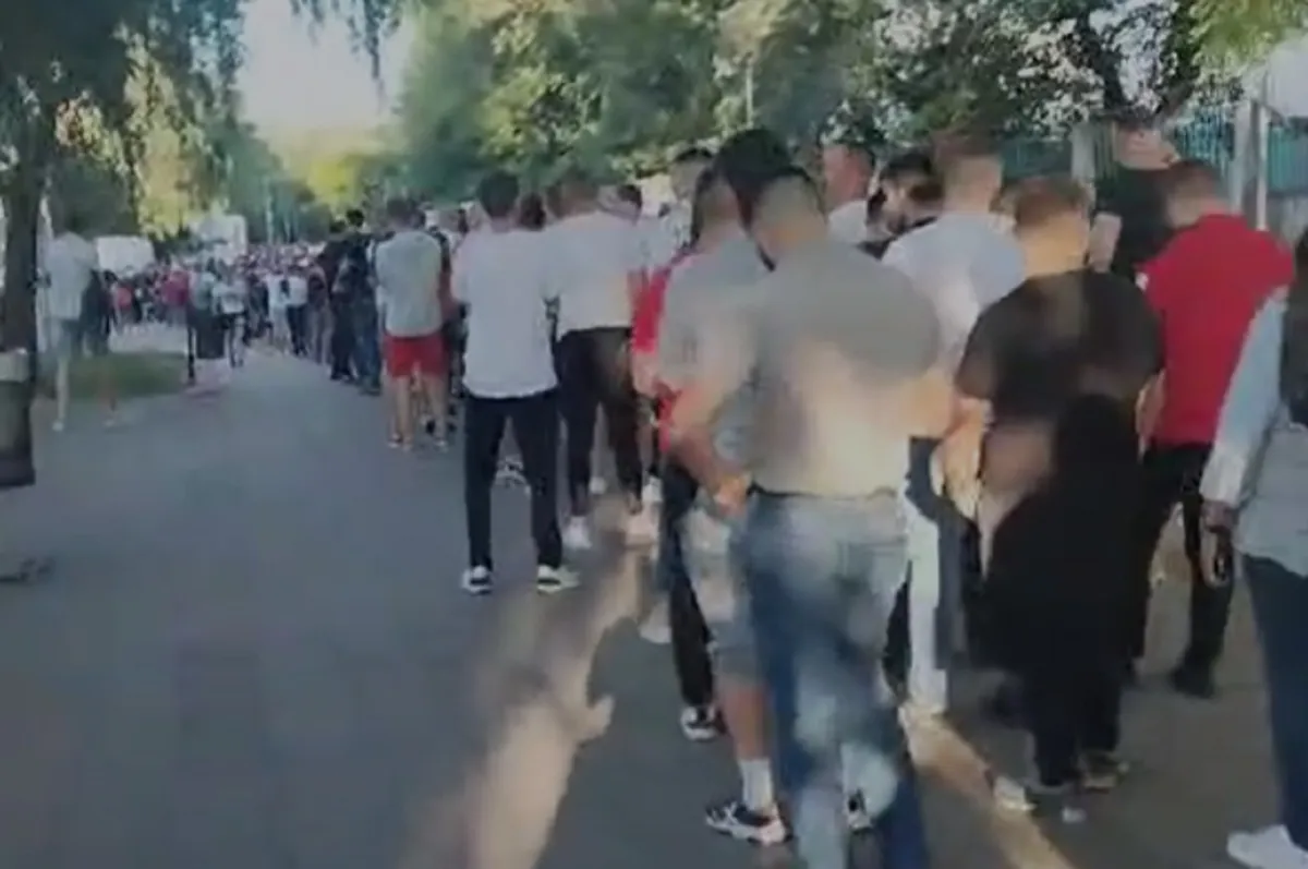 VIDEO Biće pakleno u Pioniru, beskrajan red navijača Zvezde pred ...