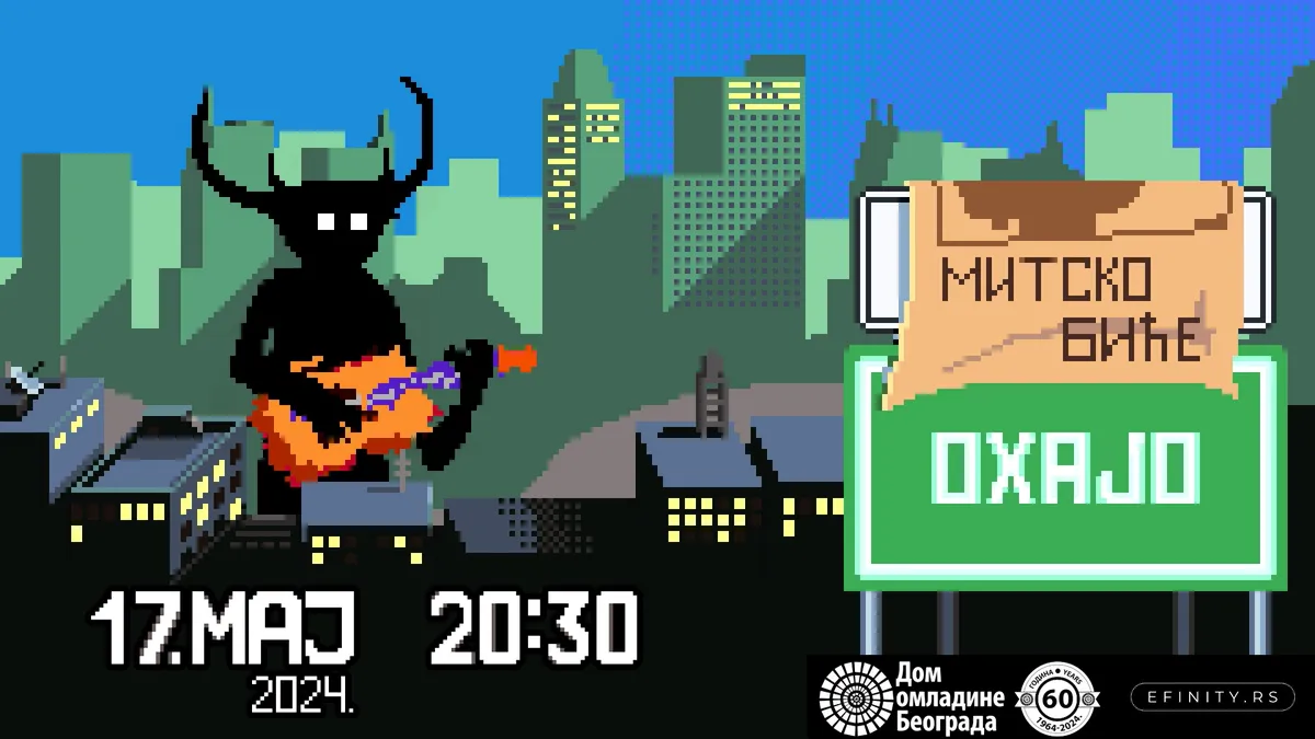 Oxajo i Mitsko Biće na zajedničkom koncertu u Domu omladine Beograda ...