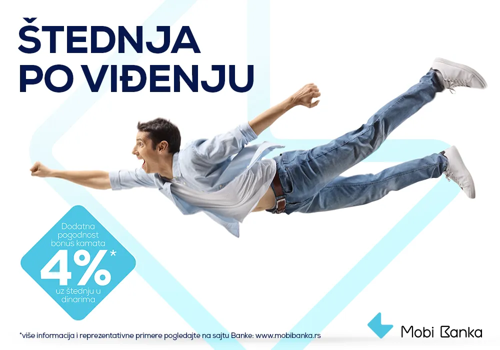 Mobi banka predstavila novi štedni proizvod uz kamatnu stopu od 4 odsto ...