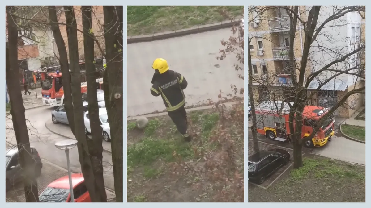 Požar u Novom Sadu: Goreo stan u Ulici Starine Novaka - nova.rs