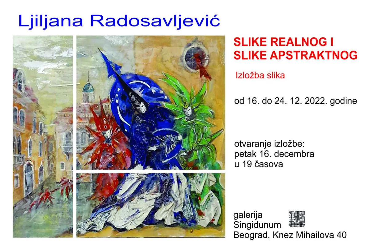 „Slike realnog i slike apstraktnog“: Mala retrospektiva Ljiljane ...