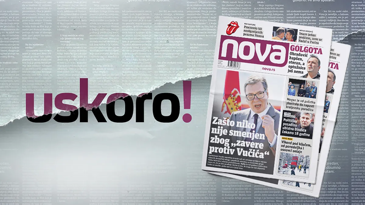 Stižu nove novine “NOVA” - nova.rs