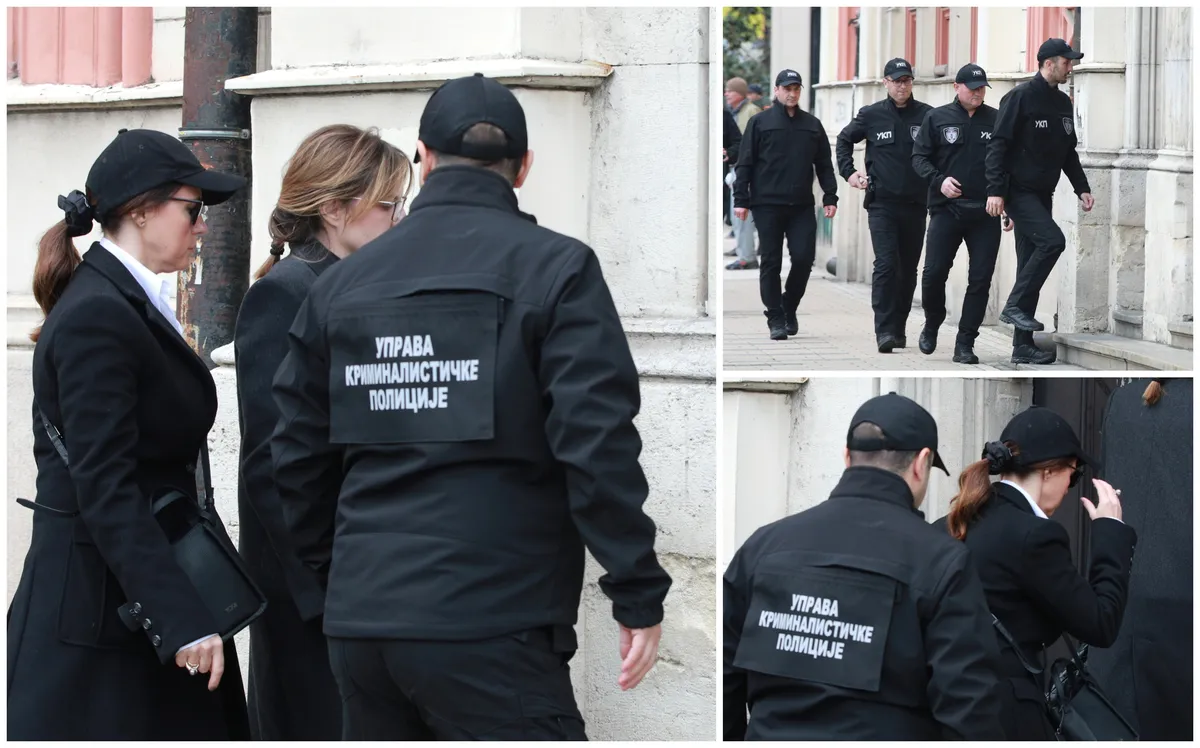 Sve vrvi od policije oko Rektorata, veliki broj službenih vozila i ...