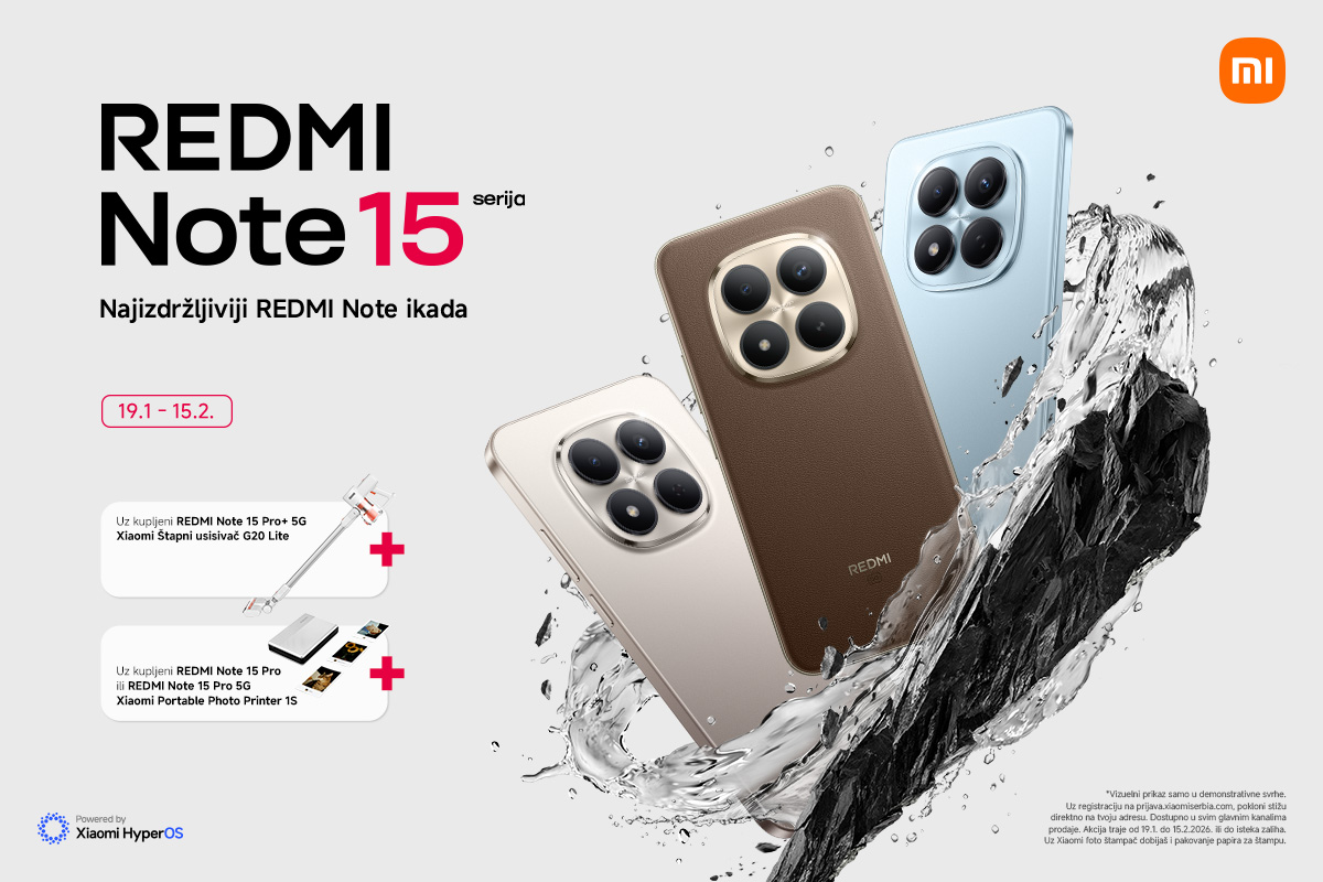Redmi Note 15 serija: Najizdržljiviji Redmi Note do sada - Otpornost ...