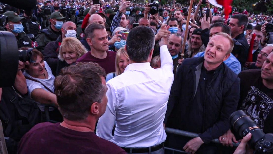 Đilas i Borko Stefanović pružili podršku Bošku Obradoviću