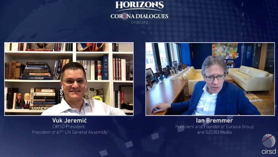 Jeremić i Bremer: Koronavirus ubrzao kraj globalizacije