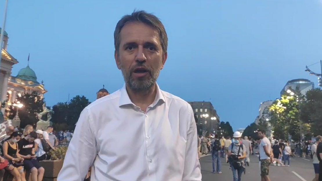 Radulović na protestu: Da oborimo falsifikovane izbore
