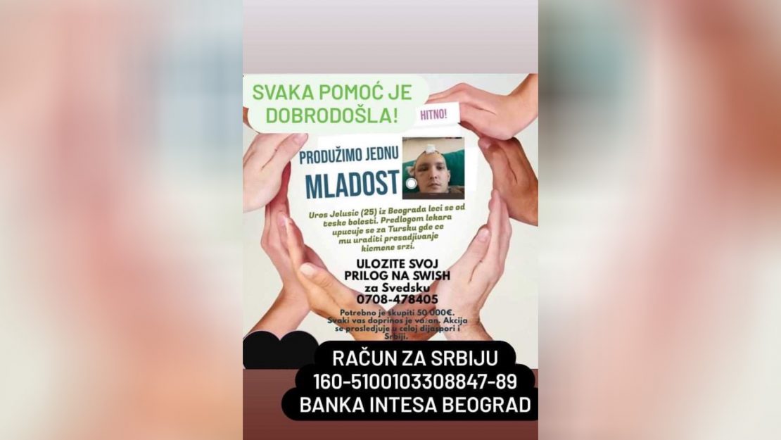 Uroš (25) se bori sa tumorom, potrebna mu je pomoć svih nas