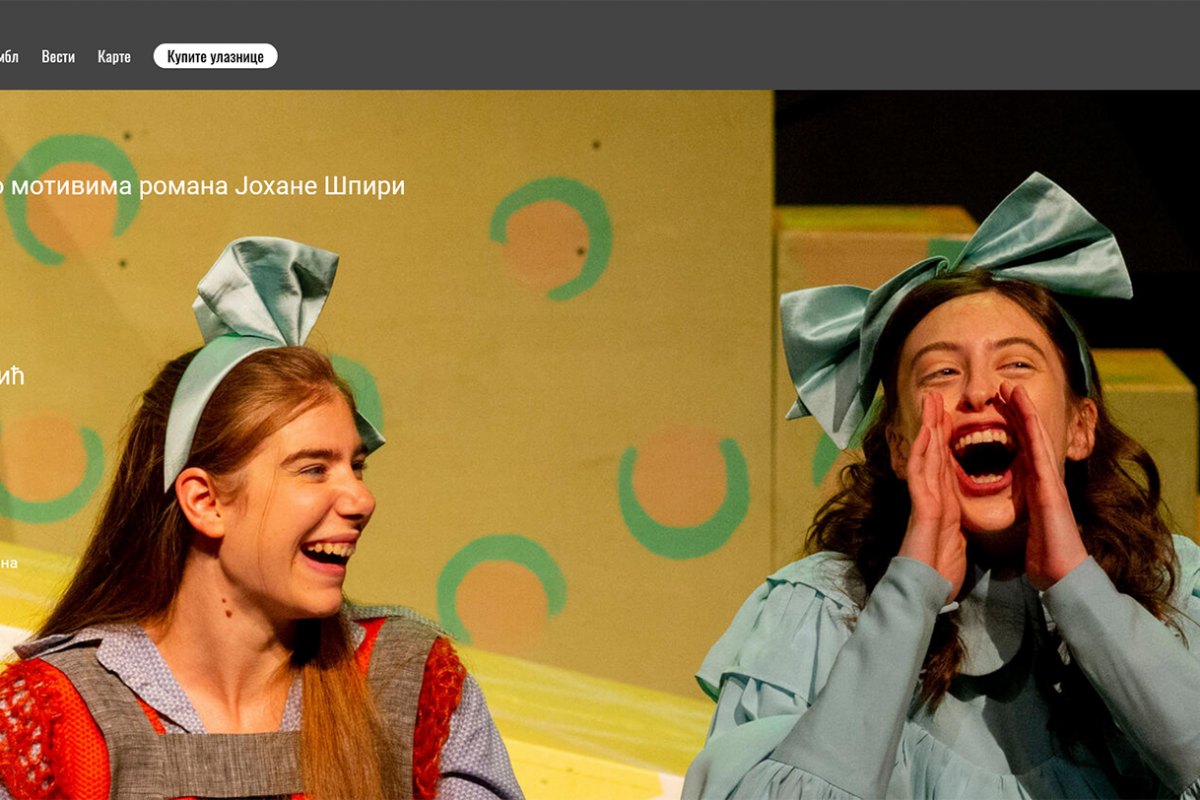 Premijera u "Buhi": Komad "Hajdi" prvi put u domaćem pozorištu