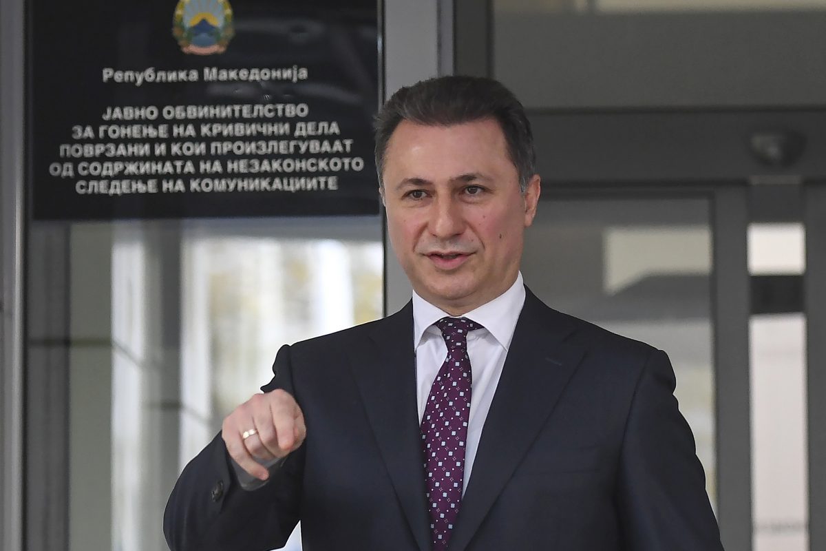 Nikola Gruevski u odsustvu osuđen na sedam godina zatvora