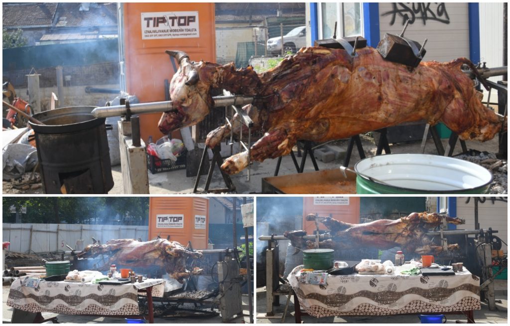 Okrenuli vola na ražnju kod Vukovog spomenika (FOTO)