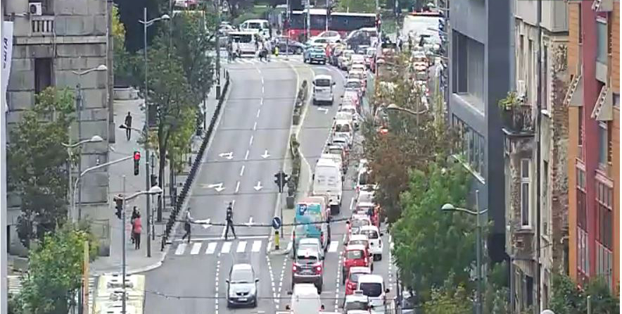 Takovska i Bulevar paralisani: Jutarnji špic pakao u centru Beograda FOTO