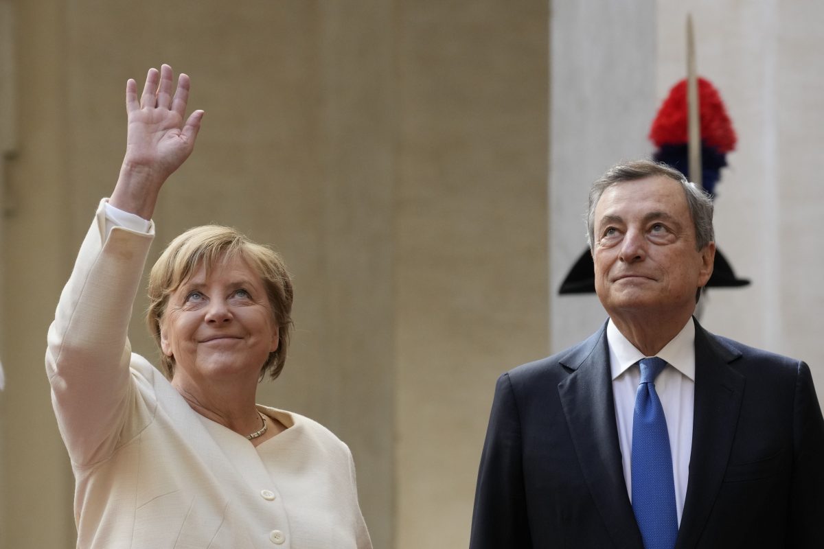 Merkel u Rimu: Oproštajna poseti papi i premijeru Dragiju