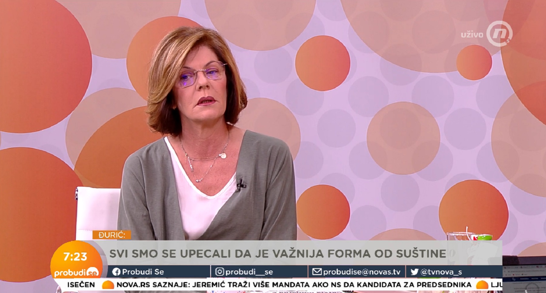 Rada Đurić o dočeku Krivokapića: Upecali smo se na formu i zaboravili ...