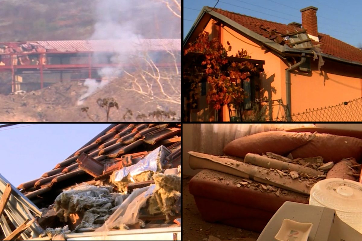 VIDEO Oštećeno 70 kuća, putevi zatvoreni: Jutro posle eksplozije u Leštanima