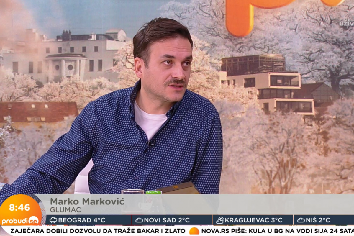 Marko Marković, laureat nagrade Miloš Žutić: Neke uloge te nađu