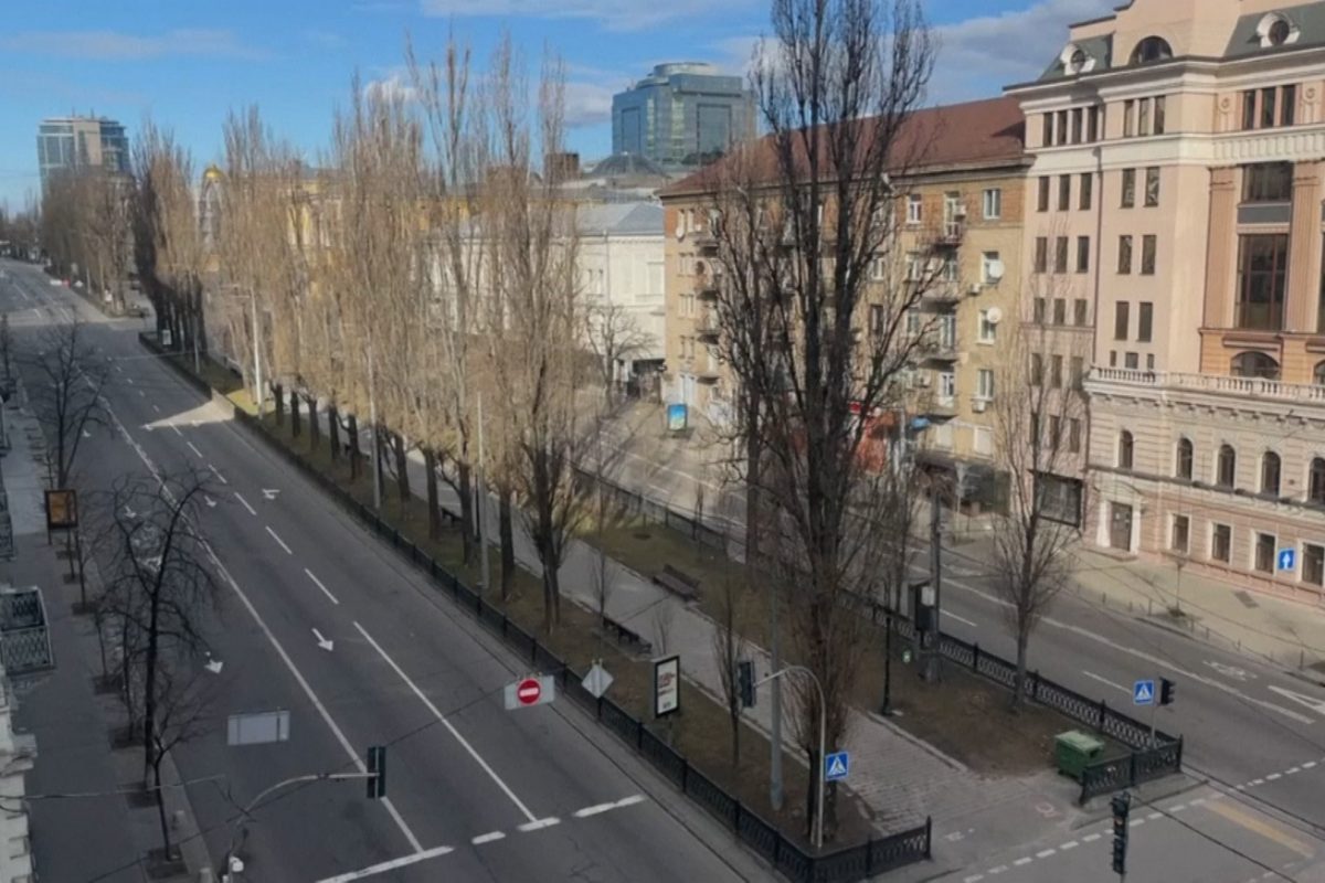 Sablasno puste ulice Kijeva