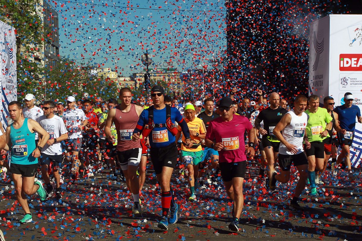 Prelepe slike s bg maratona: Hiljade ljudi trči na ulicama prestonice FOTO