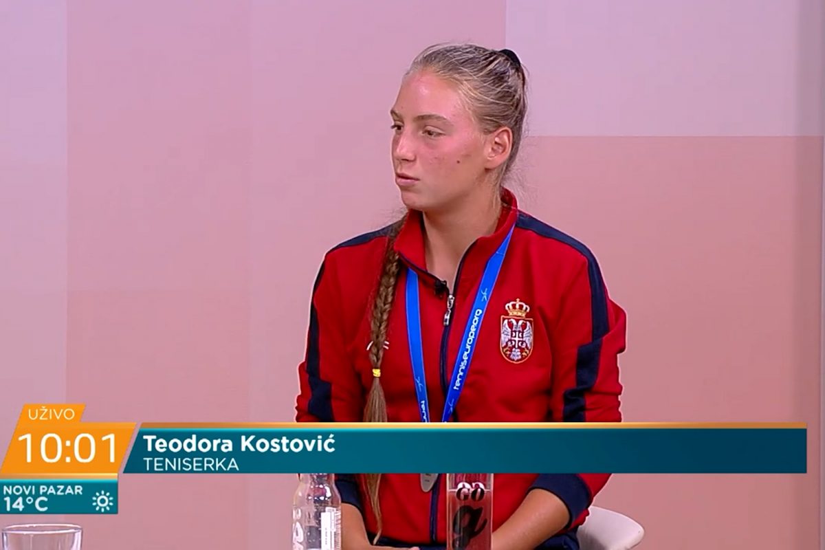 Teodora Kostović i Slobodan Ranković: Srpske teniserke u vrhu Evrope