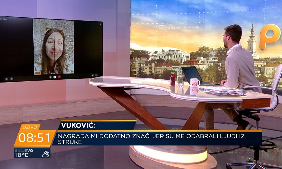 Glumica Ivana Vuković dobitnica nagrade "Srce Sarajeva"