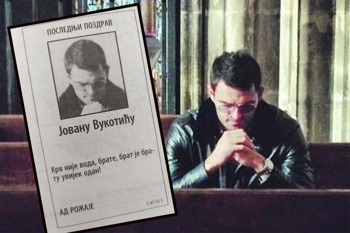 Čitulje ubijenom Škaljarcu koje izazivaju jezu: Brat je uvek brat