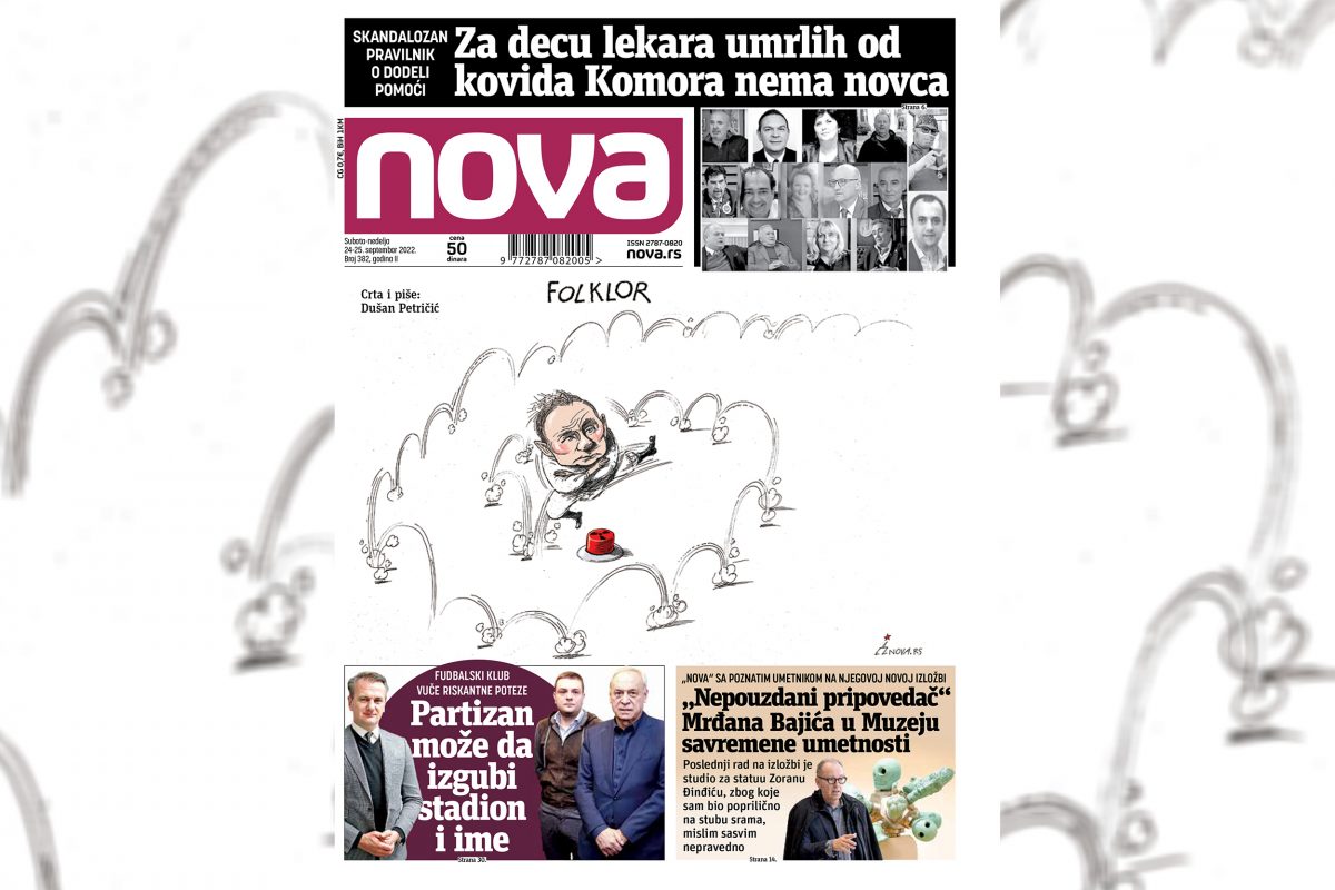 Nova: Za decu lekara umrlih od kovida Komora nema novca