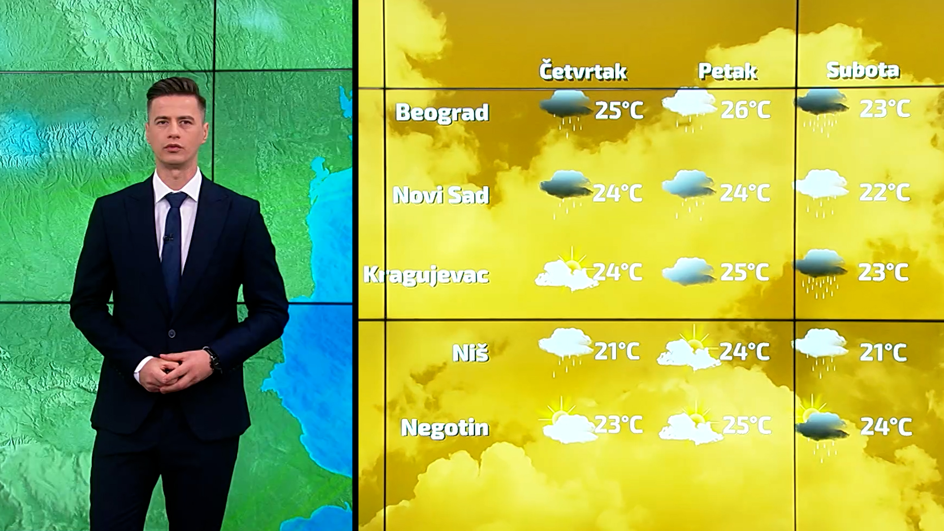 VIDEO Danas nas očekuju pljuskovi s grmljavinom, evo kako će biti ...