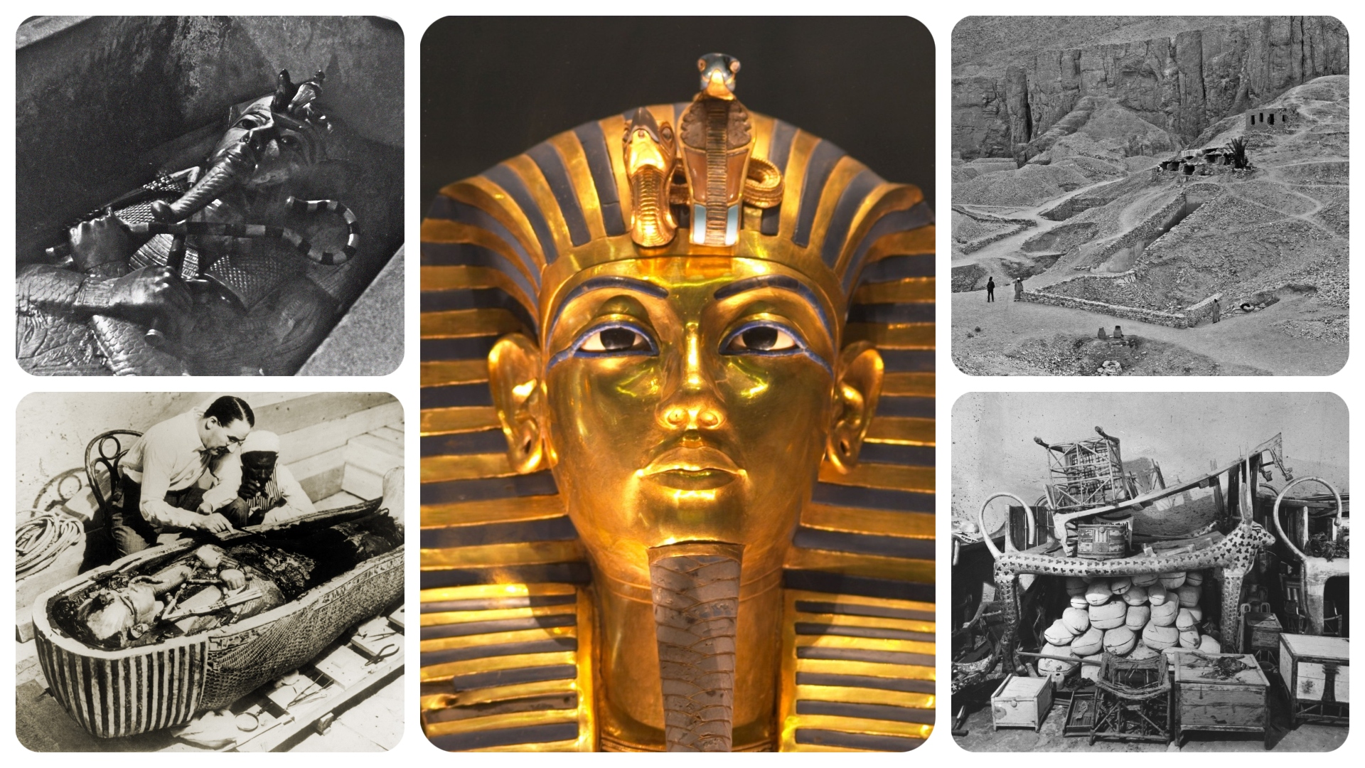 Sto godina od otkrića Tutankamonove grobnice: Faraonova zlatna maska ...