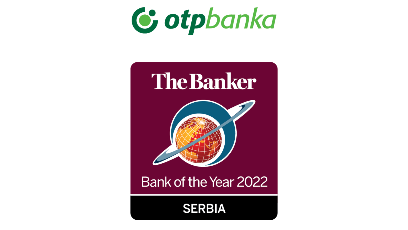 OTP banka dobitnik je nagrade za najbolju banku u Srbiji prestižnog magazina „The Banker“