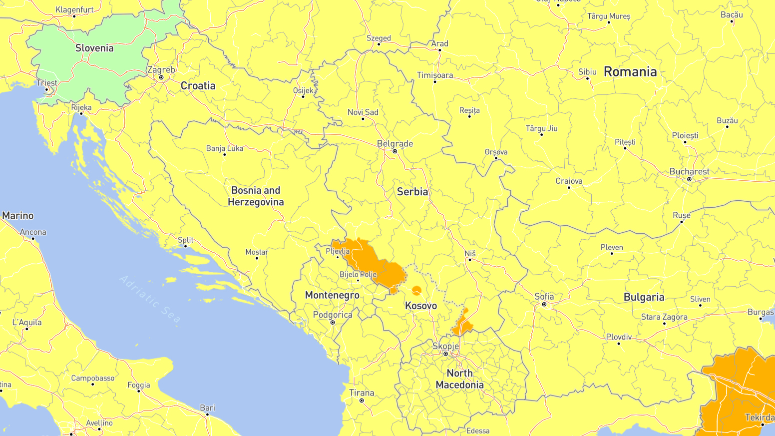 Najrizičnije zemlje za putovanje - gde "gori" u Srbiji (MAPA)