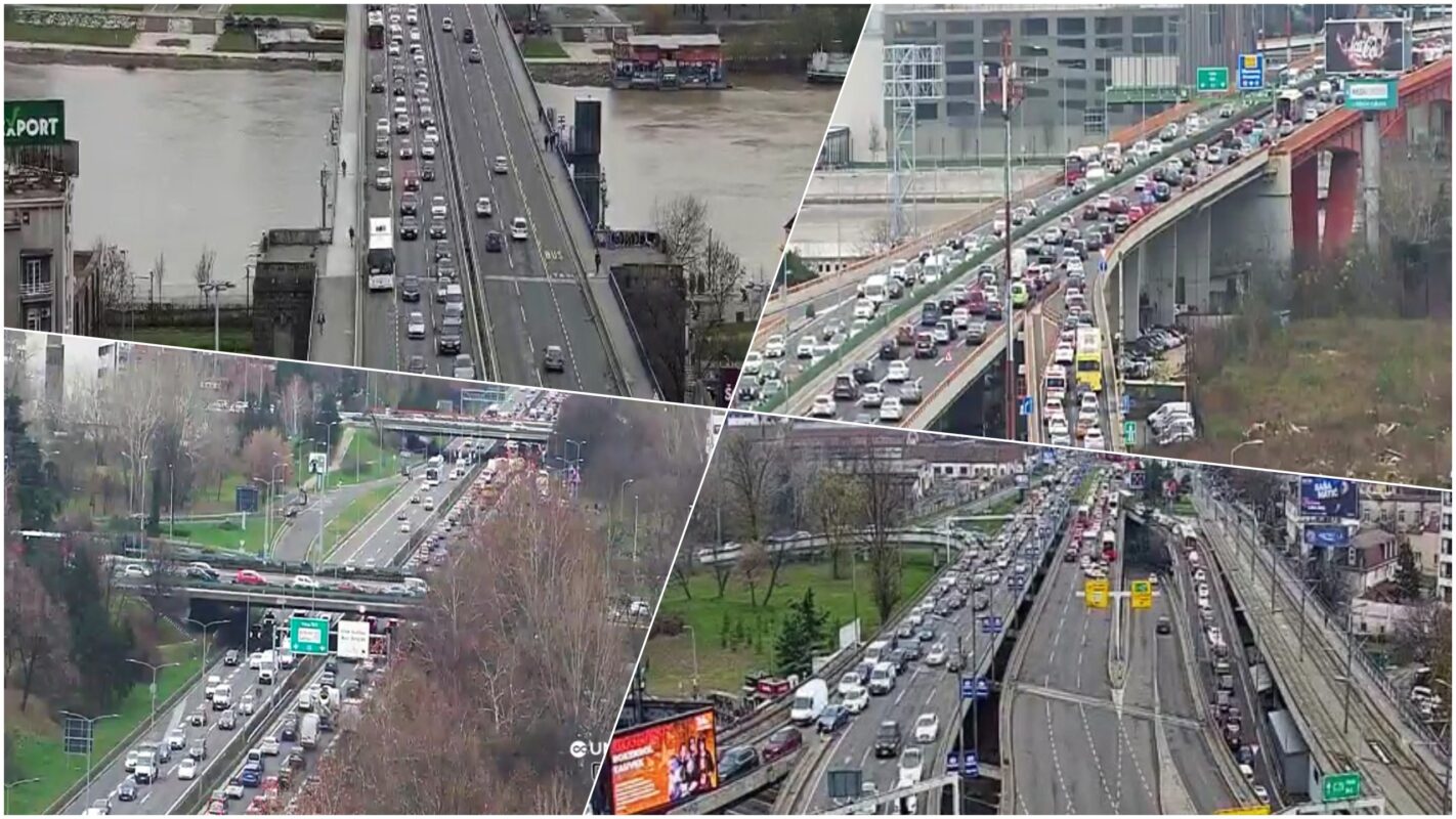 U Beogradu je već haos: Gazela stoji, zakrčen Brankov most sve do ...