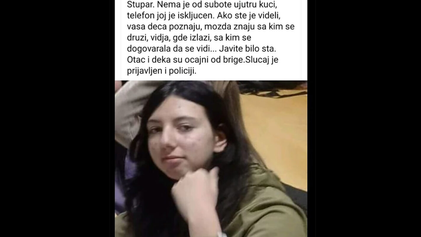 Pronađena devojčica (14) koja je nestala na Zelenom vencu, evo kako je sada