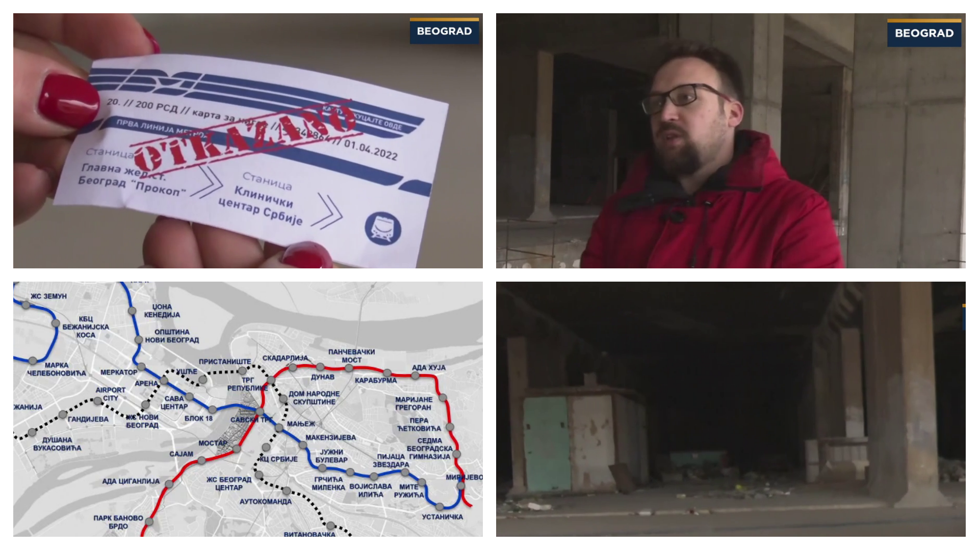 Zašto prva linija metroa ne može do Prokopa?