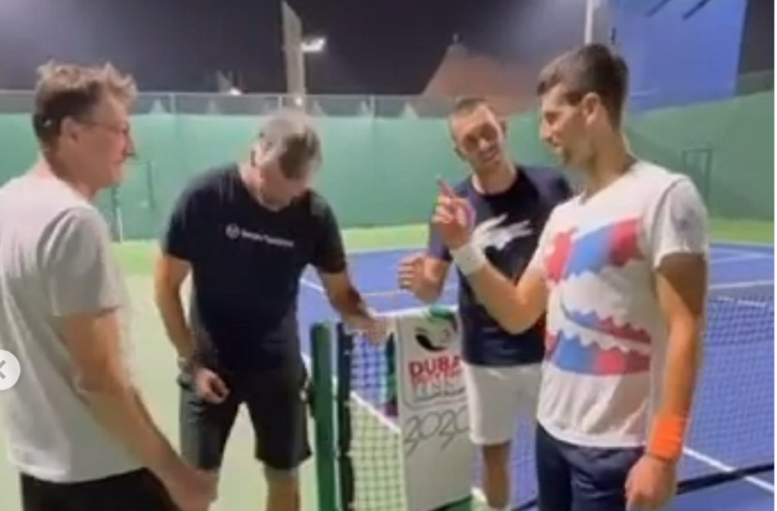 VIDEO Novak stigao u Dubai i promenio prezime: Ivanišević se pokidao od ...