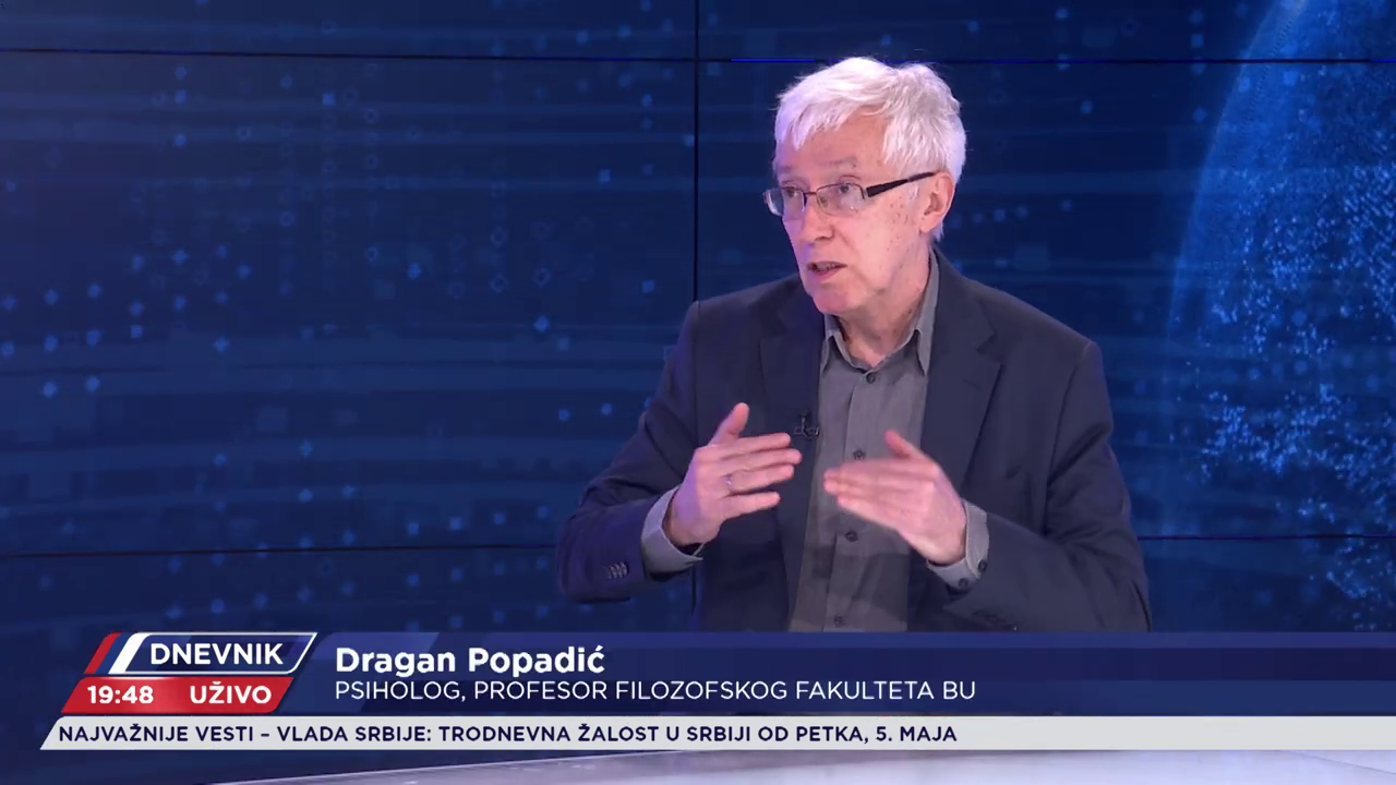 Popadić: Možemo samo da nagađamo šta je motivisalo ovo dete da postane ...