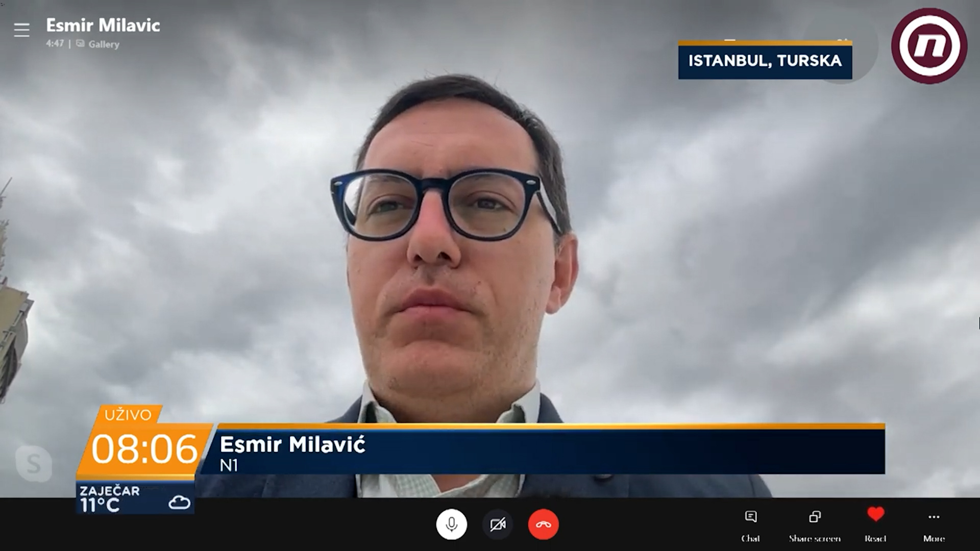 Esmir Milavić uživo iz Istanbula za TV Nova: Pada li Erdogan ili Turska ...