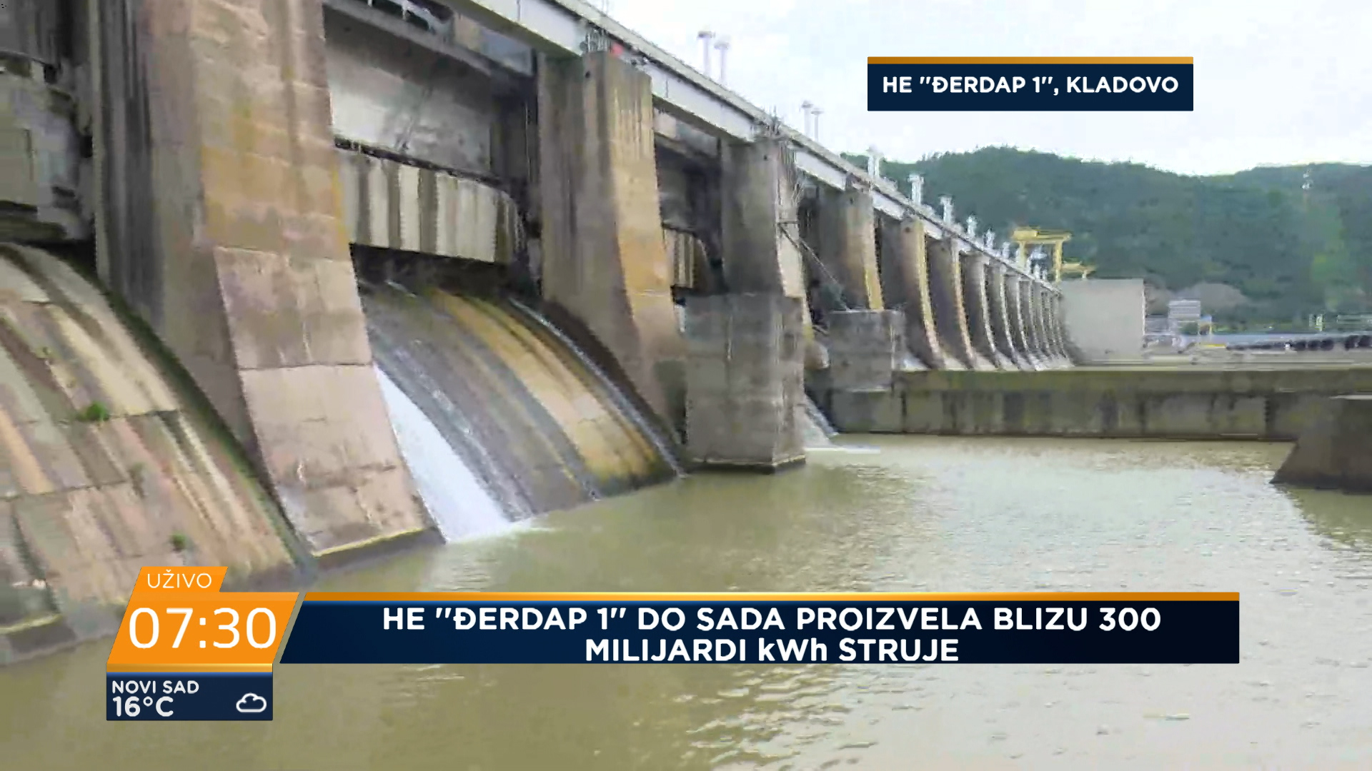 Da li je hidroelektrana "Đerdap 1" spremna da prihvati vodu koja dolazi Dunavom?