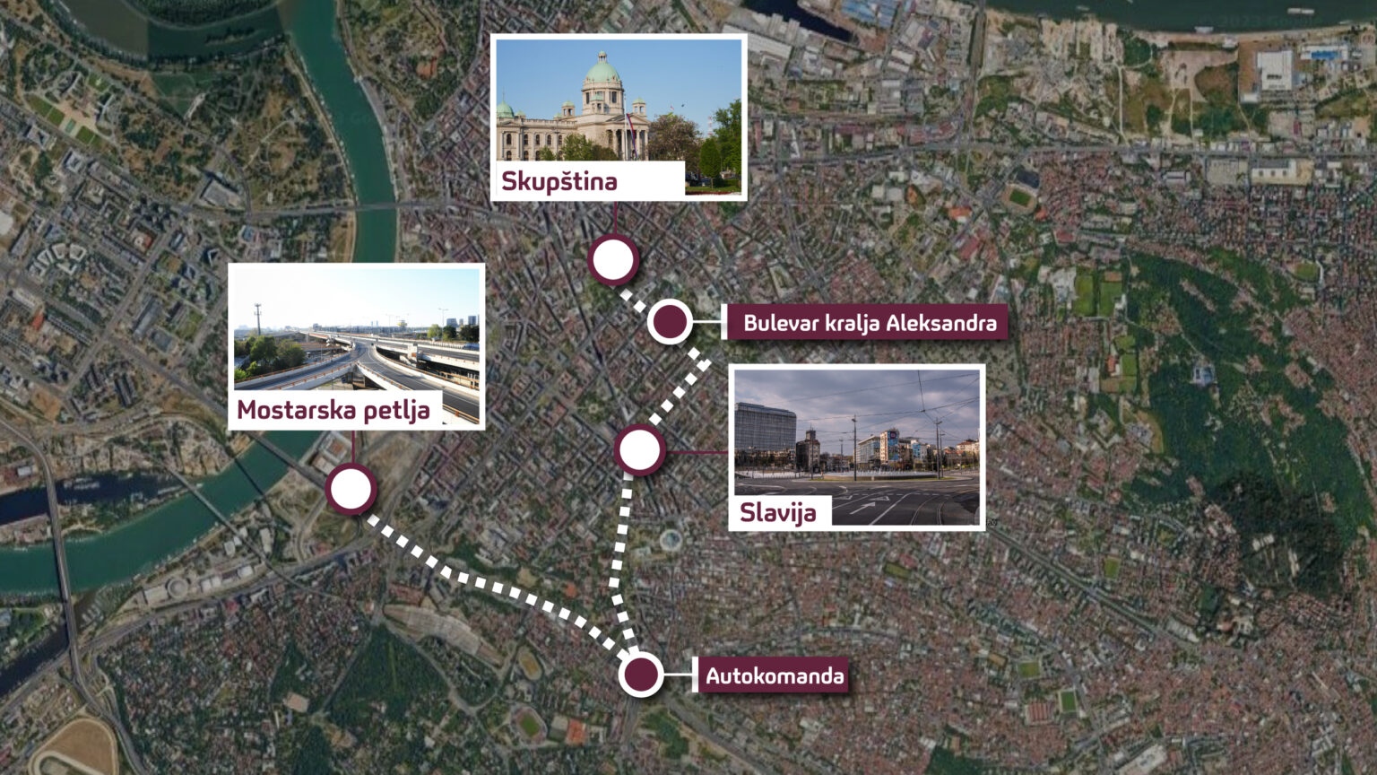 (MAPA) Ovo je plan kretanja na protestu u Beogradu: Blokade u još tri ...