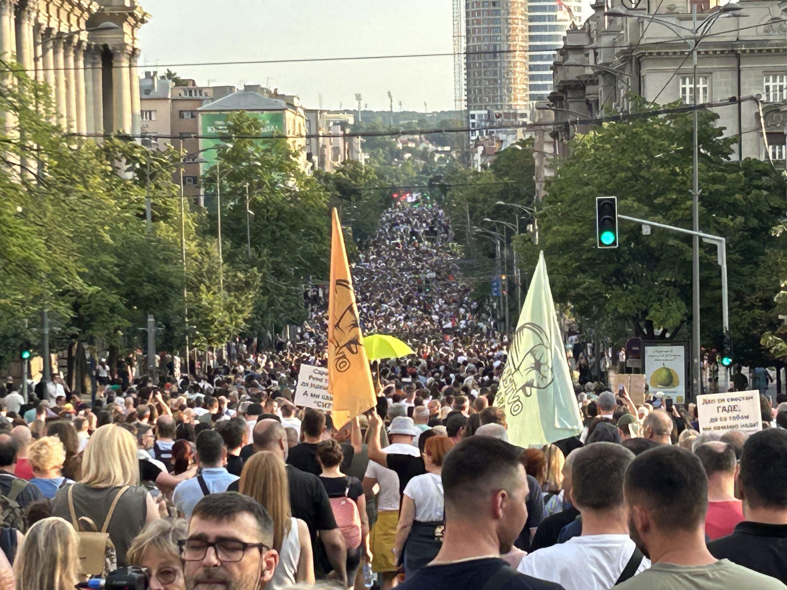 "Jedina institucija koja funkcioniše je ulica": Završen protest ...