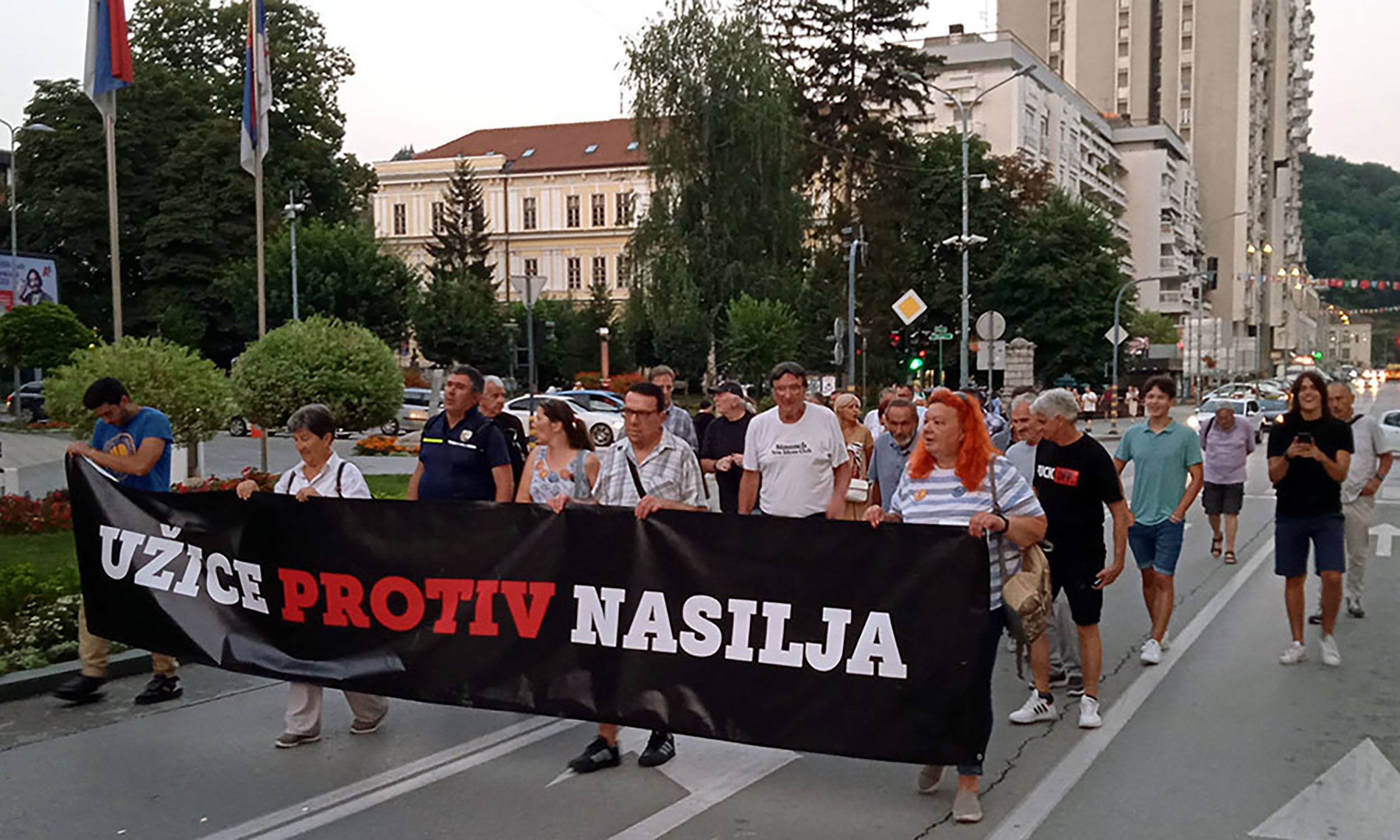 "Uhapsite Gašića": Održani protesti "Srbija protiv nasilja" u Kruševcu ...