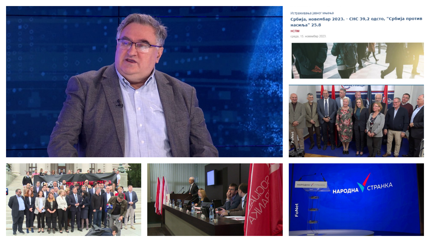 Đorđe Vukadinović predstavio novo predizborno istraživanje NSPM: Ove ...