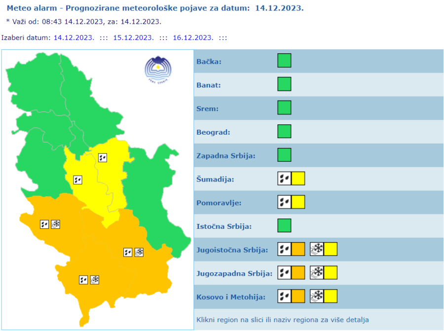 RHMZ upravo izdao upozorenje - za ovo baš nismo spremni