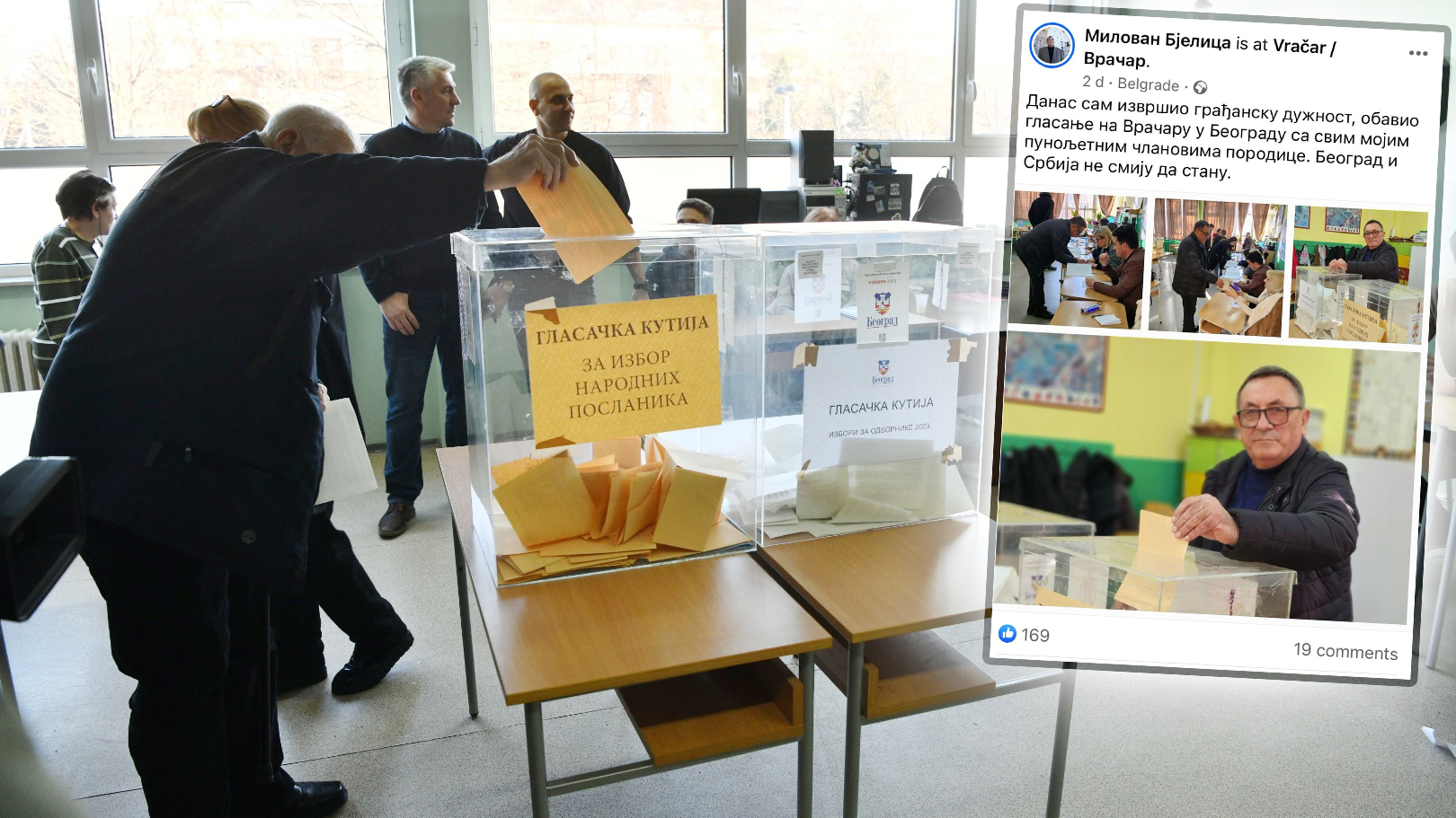 Načelnik Sokoca glasao na beogradskim izborima: Slikao se na Vračaru, a ...