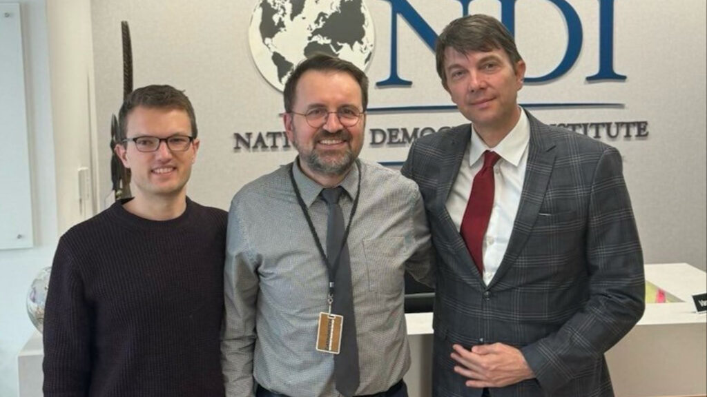 Nikola Jovanović (CLS) razgovarao sa direktorom NDI o izborima u Srbiji