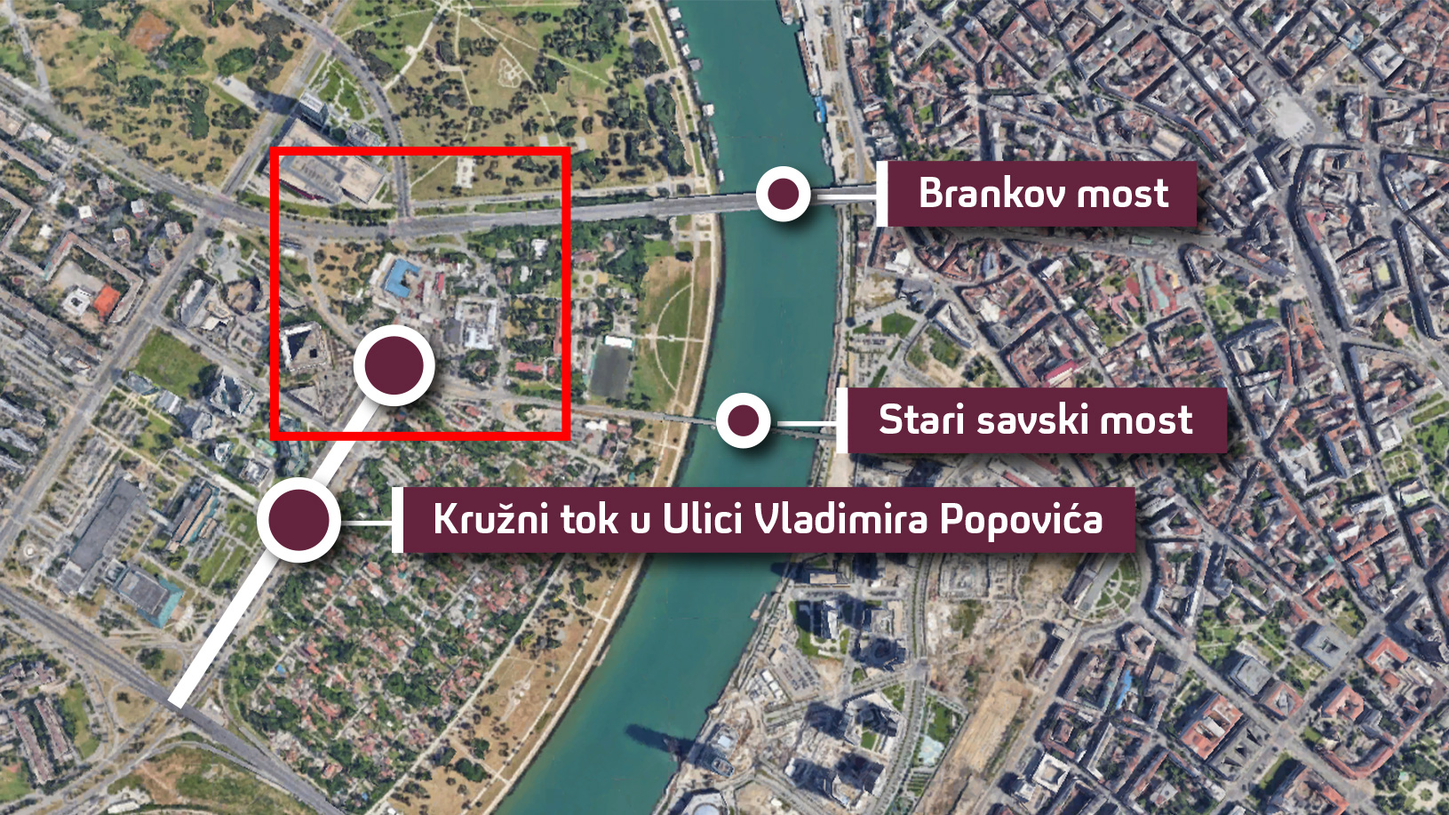 MAPA Beograđani, spremite se: Kako će izgledati saobraćaj zbog rušenja ...