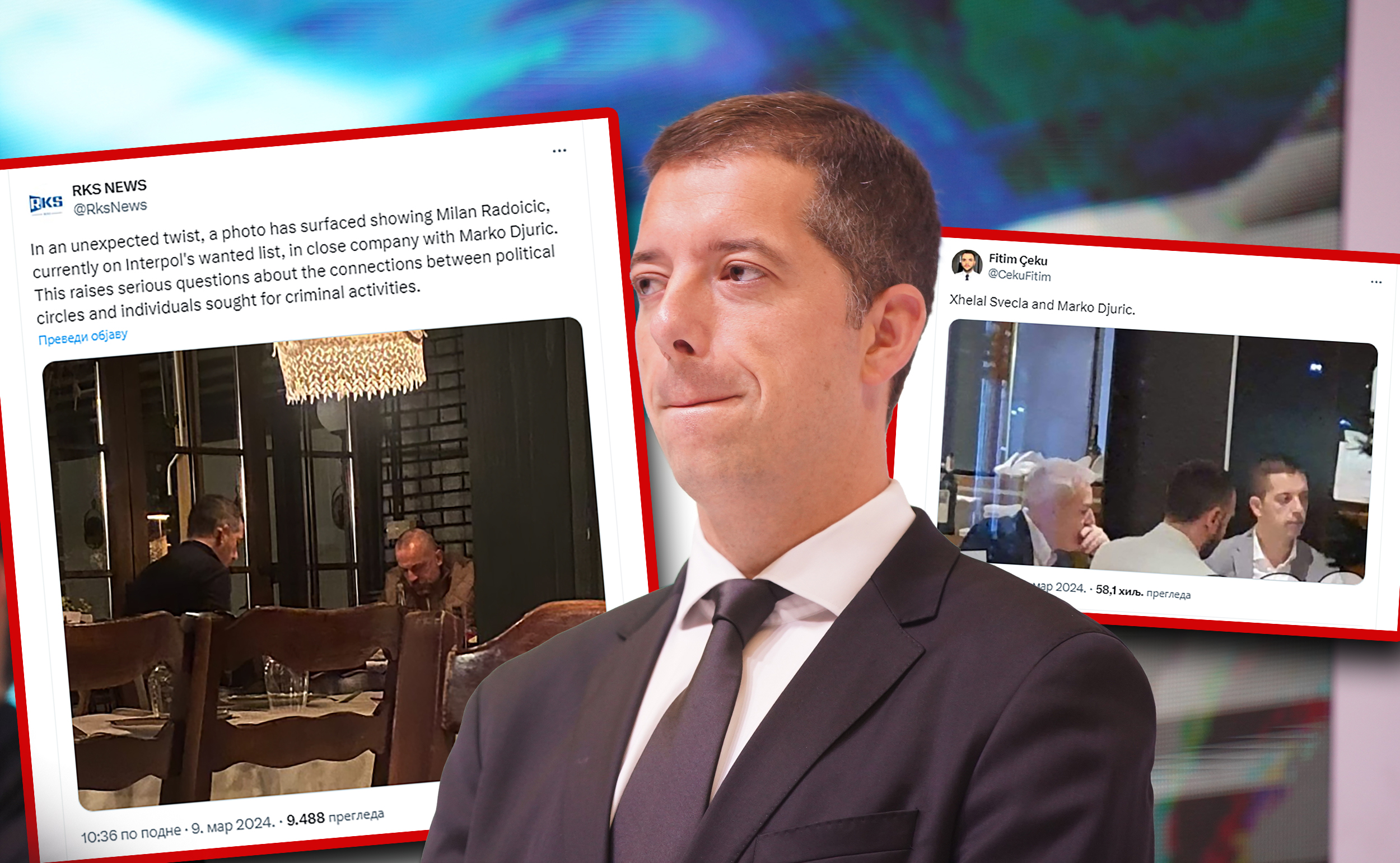 Dve fotografije koje svedoče “miniranju” Marka Đurića