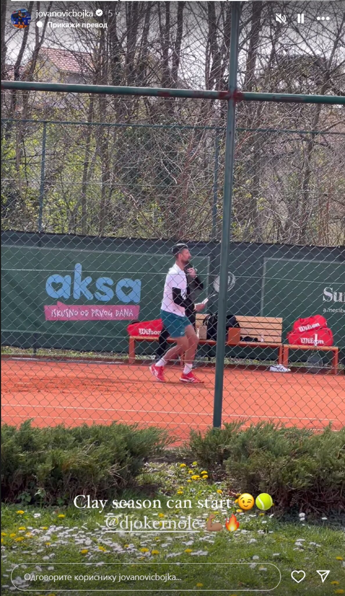 FOTO Srpska teniska lepotica iz prikrajka snimala Novaka, njihov klip ...