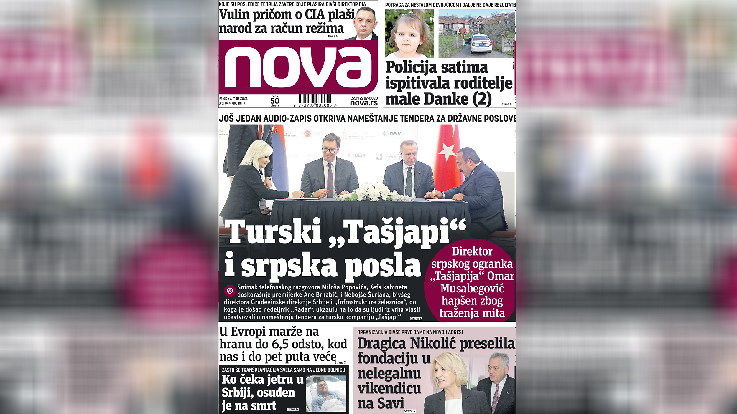 "Nova" piše: Marža na hranu u Srbiji veća pet puta nego u Evropi